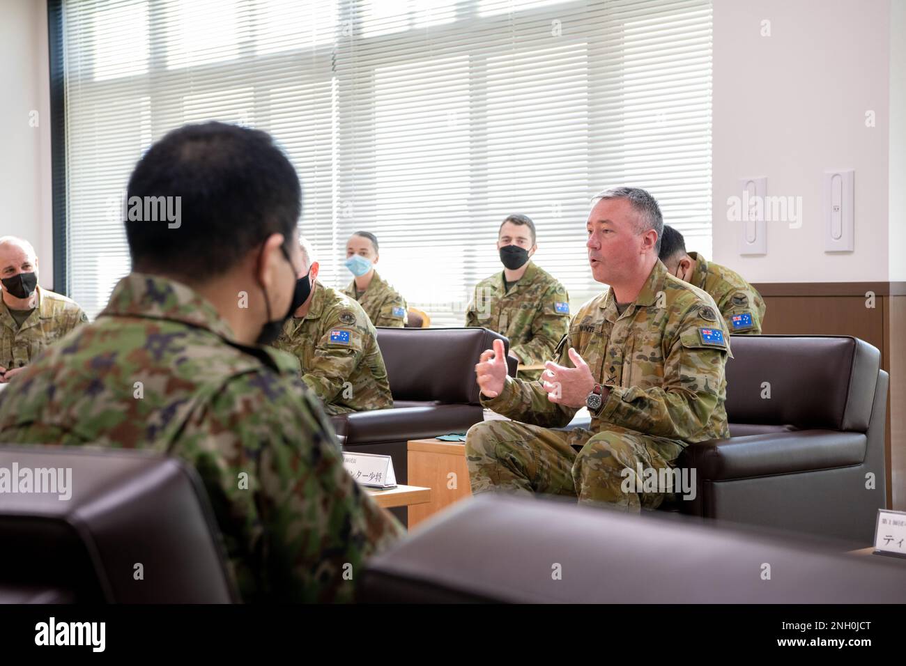 Australian Army Major General Scott Winter, Commander 1st Division ...