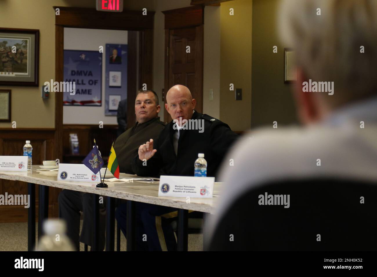 U.S. Army Col. Keith Graham, Chief of Staff of the Pennsylvania Army ...