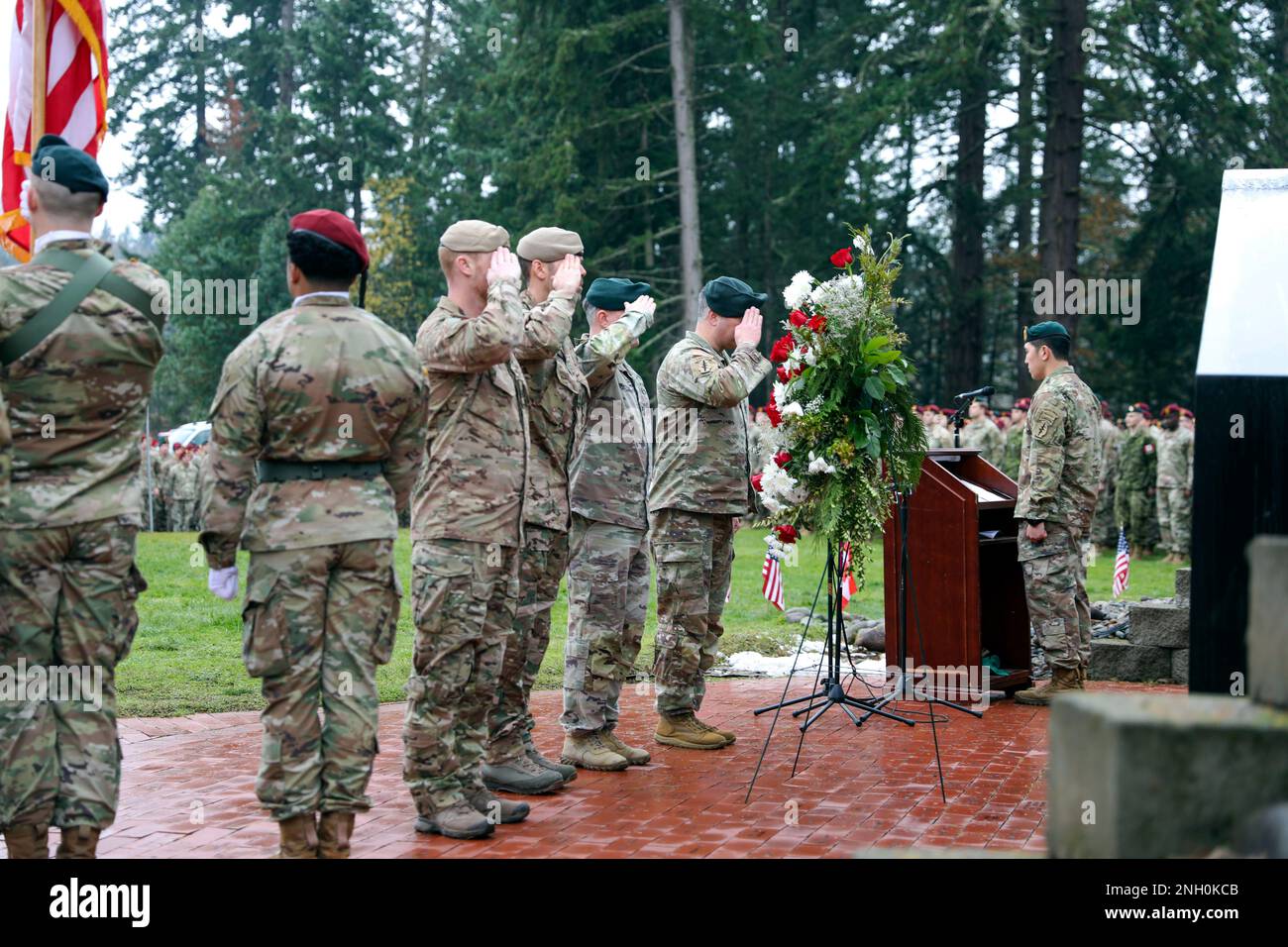 Members of the 1st Special Forces Group (Airborne) and the Canadian Special Operations Regiment ...