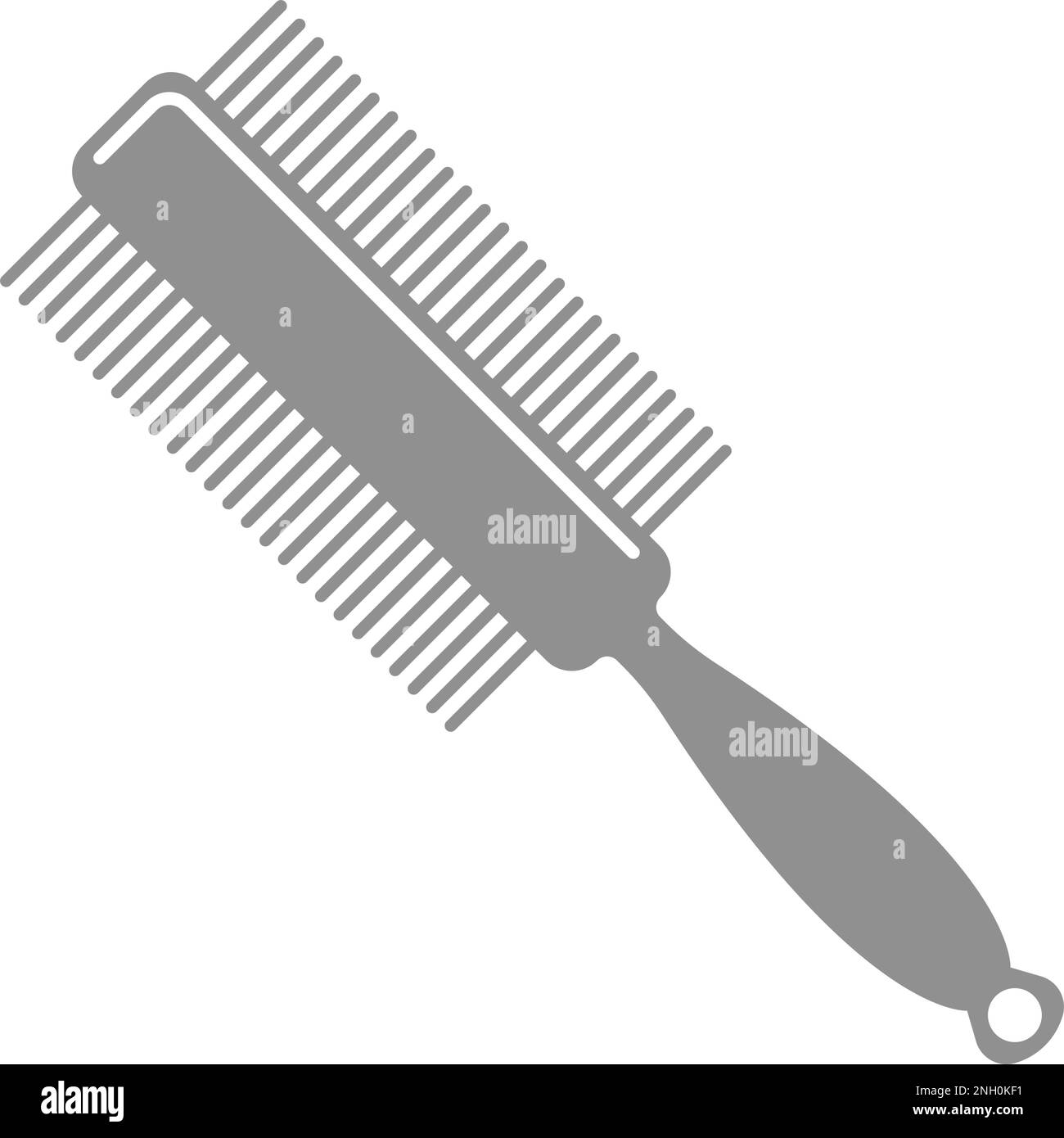 Comb hair logo icon design illustration Stock Vector Image & Art - Alamy