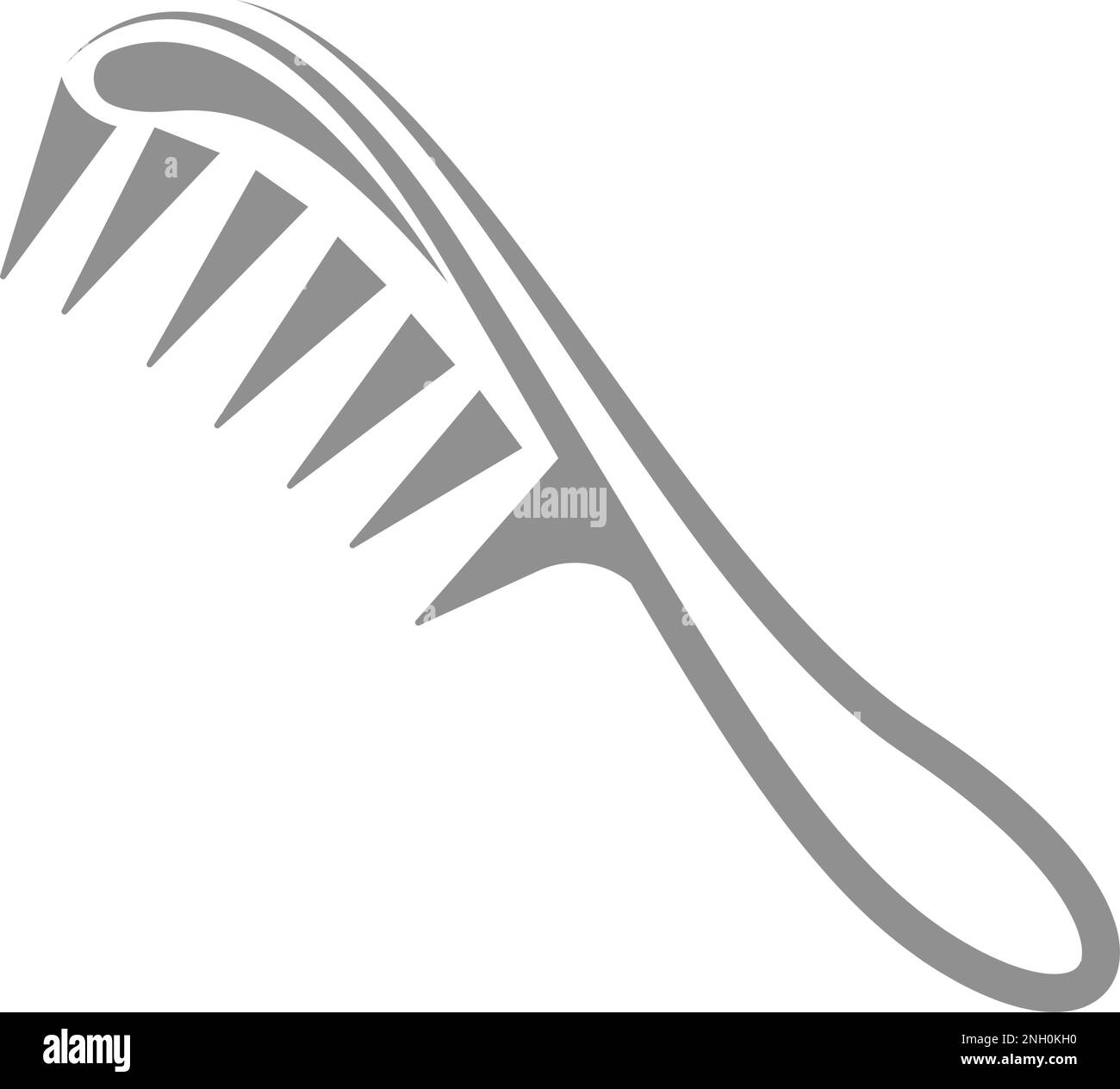 Comb hair logo icon design illustration Stock Vector Image & Art - Alamy