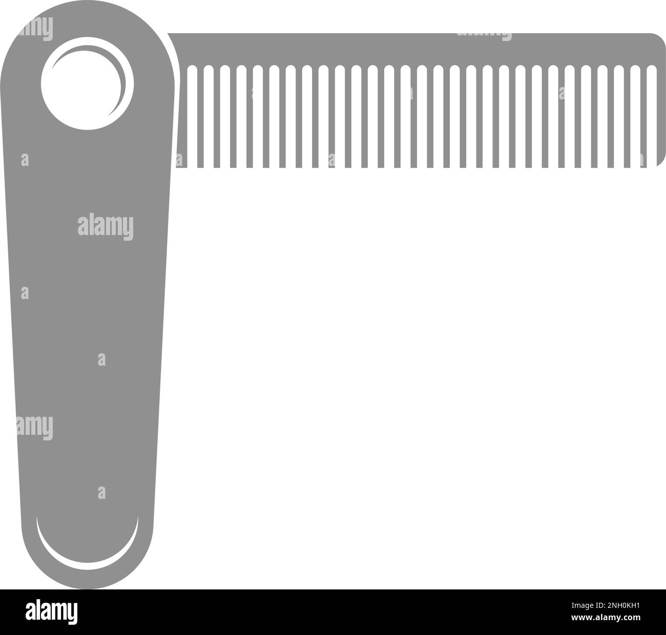 Comb hair logo icon design illustration Stock Vector Image & Art - Alamy