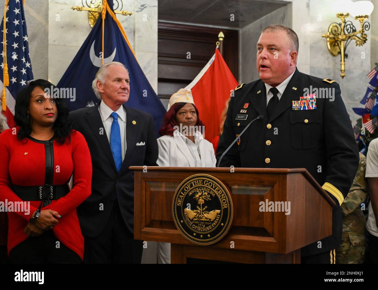 U.S Army Maj. Gen. Van McCarty, South Carolina adjutant general, joins ...