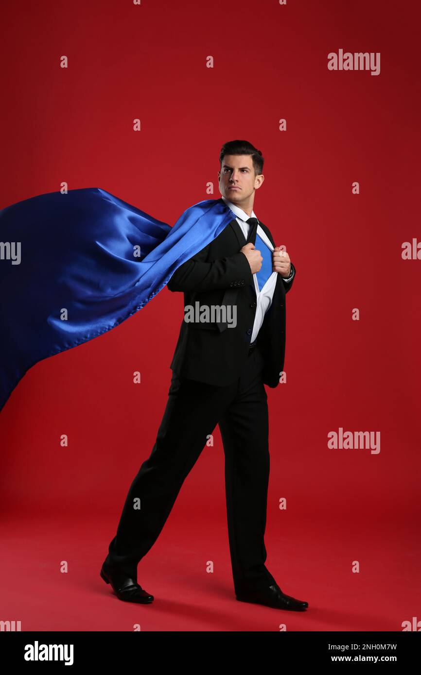 Superhero pose suit hi-res stock photography and images - Alamy
