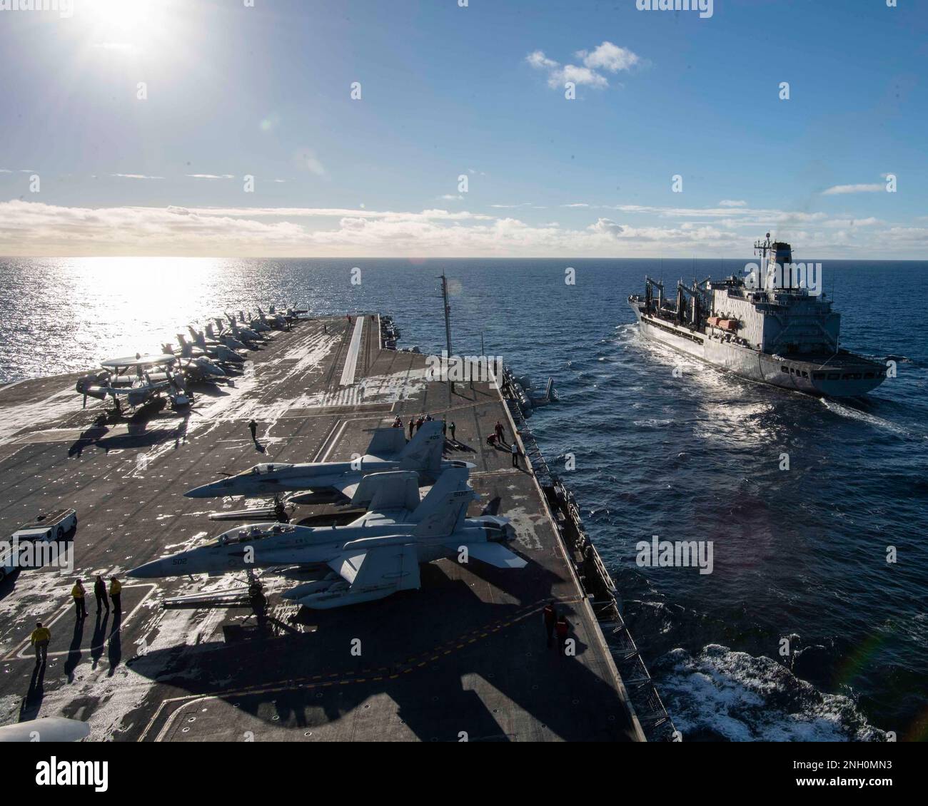 221205-N-NX635-1028 PACIFIC OCEAN (Dec. 5, 2022) The aircraft carrier ...