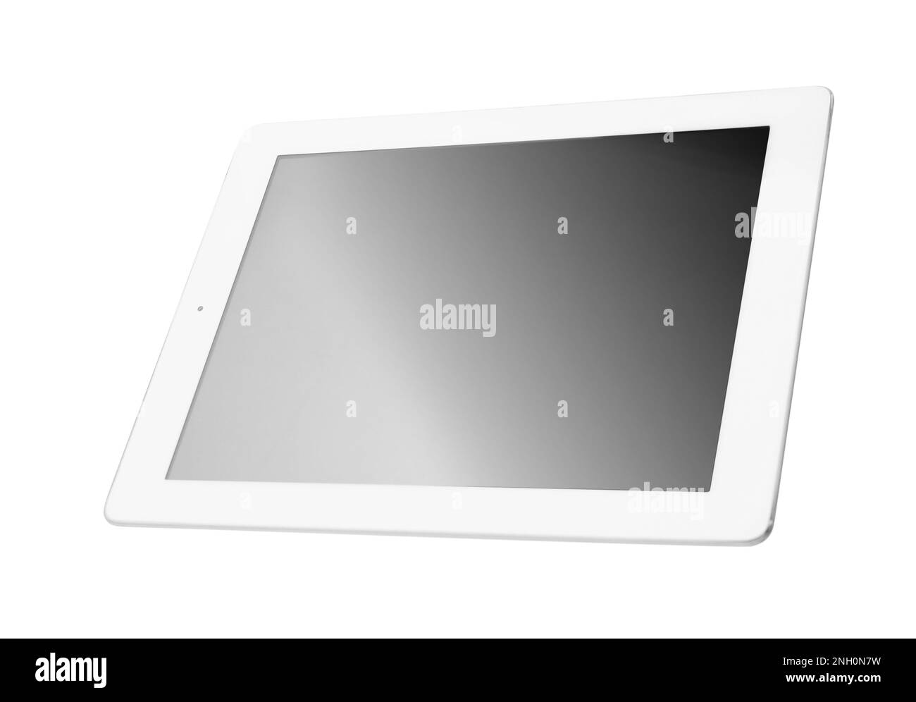 Modern tablet with blank screen isolated on white Stock Photo - Alamy