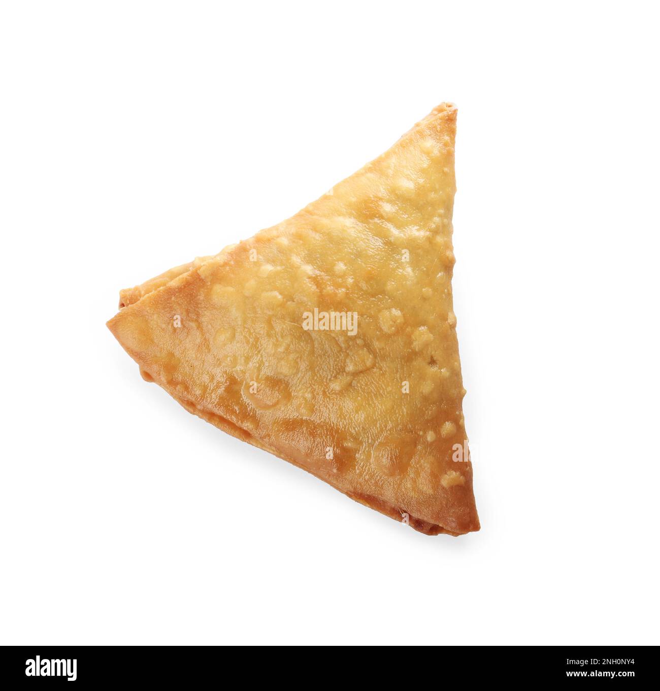 Fresh delicious crispy samosa isolated on white, top view Stock Photo ...