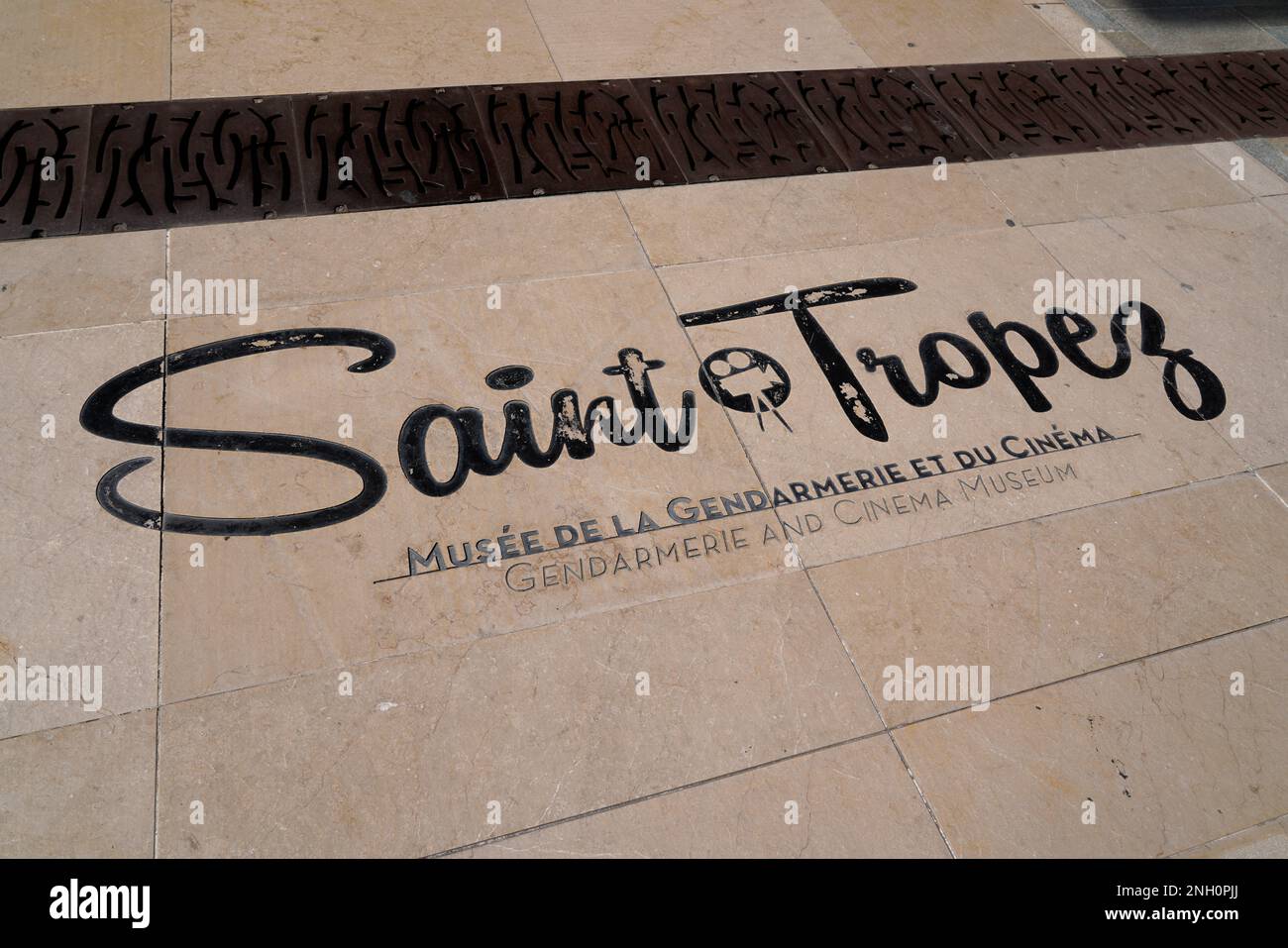 Saint Tropez , Aquitaine France - 12 02 2023 : Saint Tropez gendarmerie ...