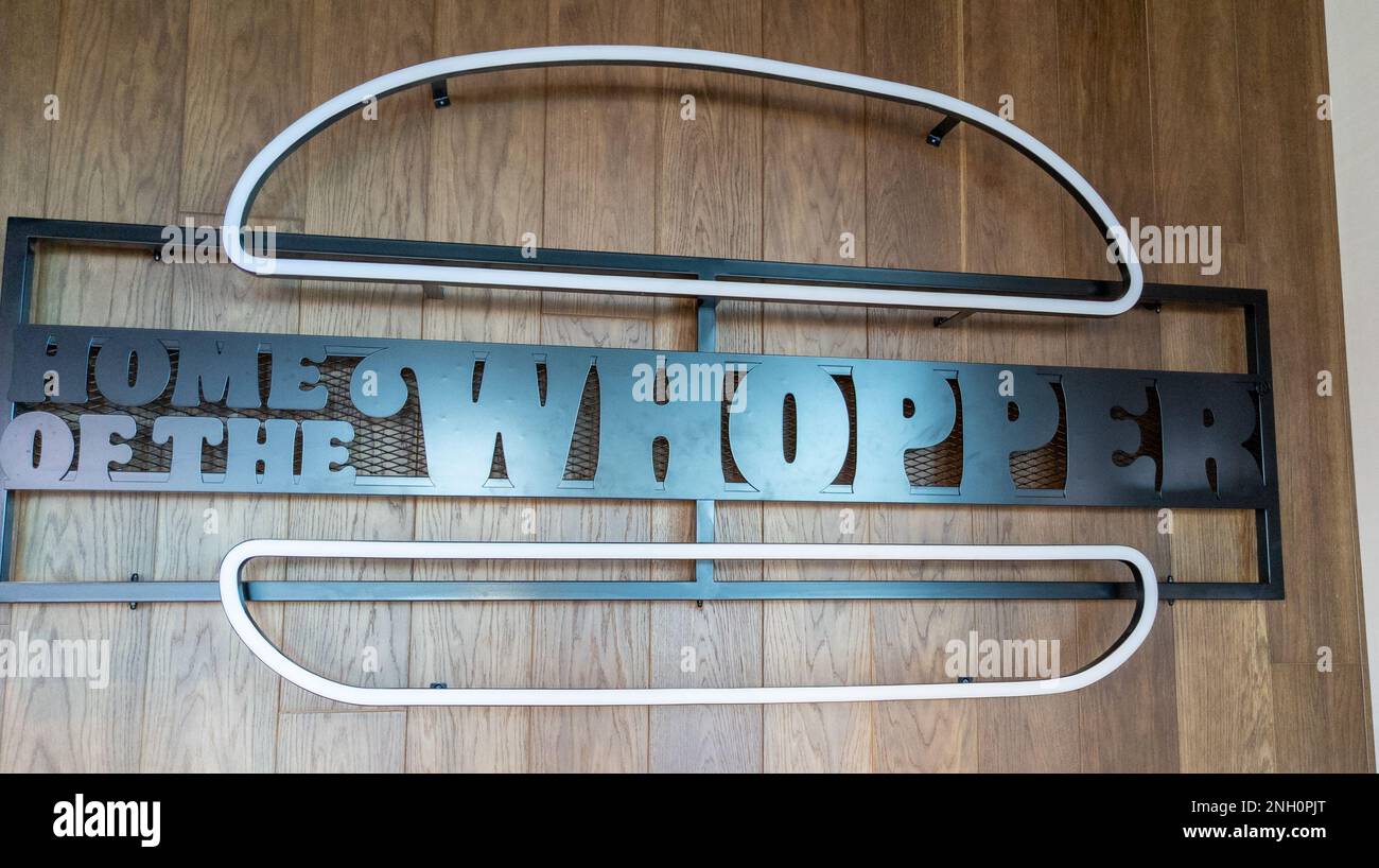 Bordeaux , Aquitaine France - 06 02 2023 : Burger King home of the ...