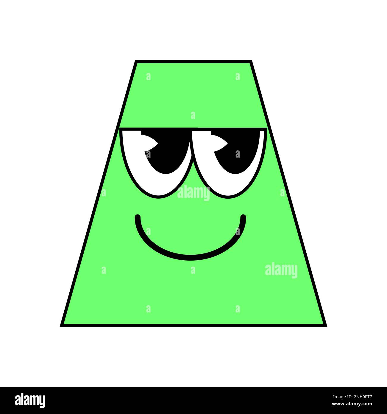 Groovy Cartoon funny cartoon smile geometric shape comic characters ...