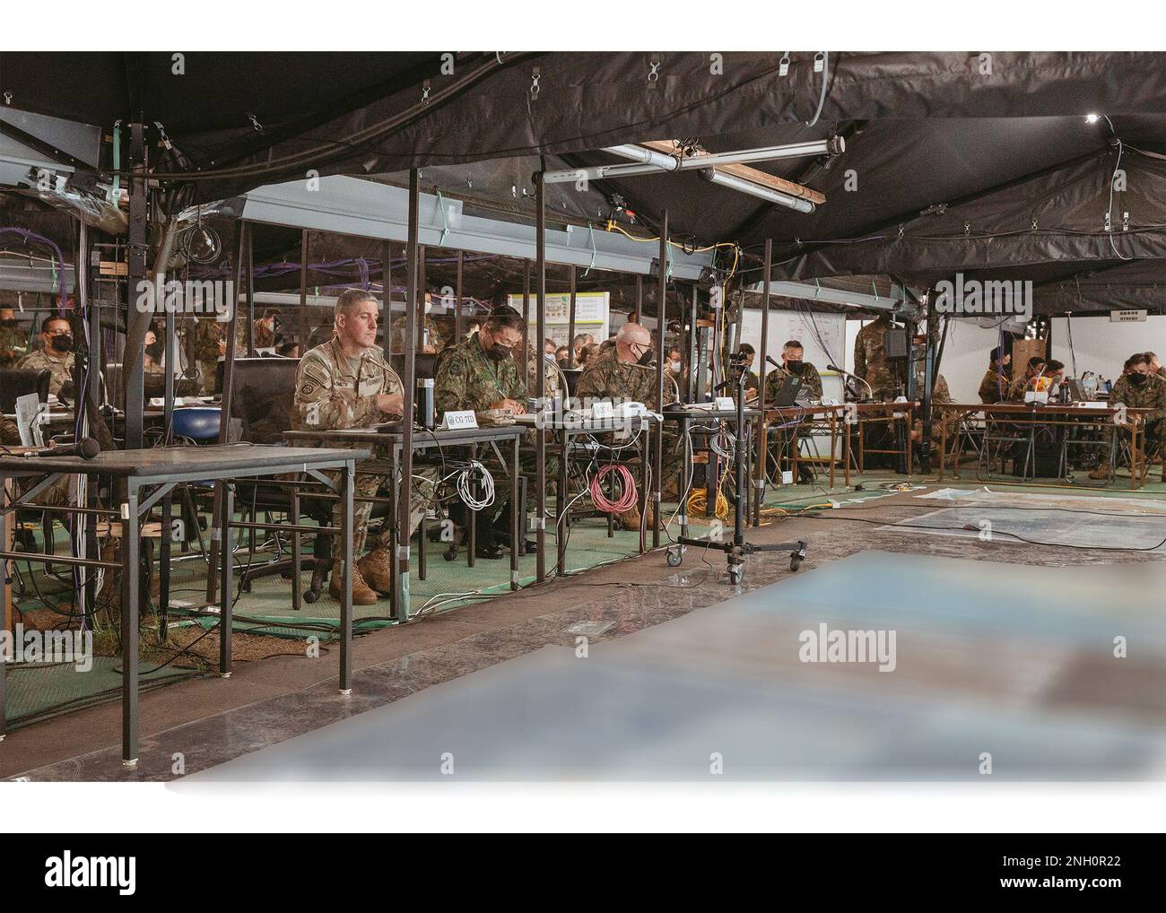 Lt. General Takemoto, Commanding General of the Japan Ground Self ...