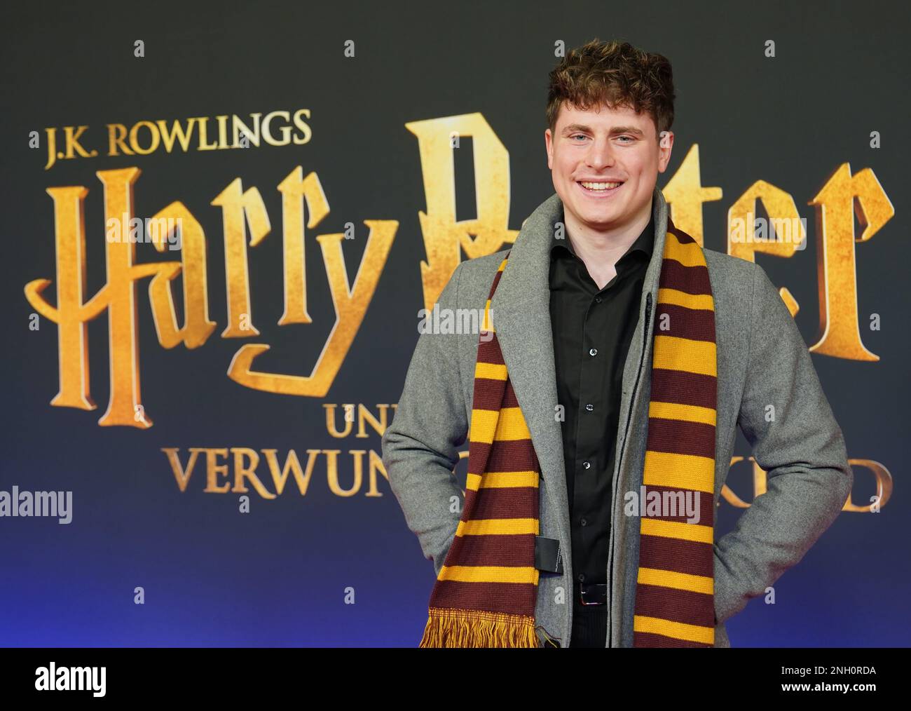 Hamburg, Germany. 19th Feb, 2023. Influencer Falco Punch walks the red ...