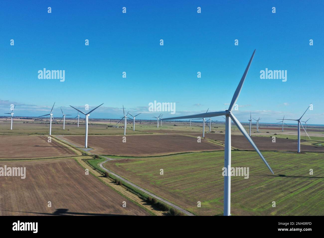 File photo dated 06/10/21 of the Little Cheyne Court Wind Farm, near ...