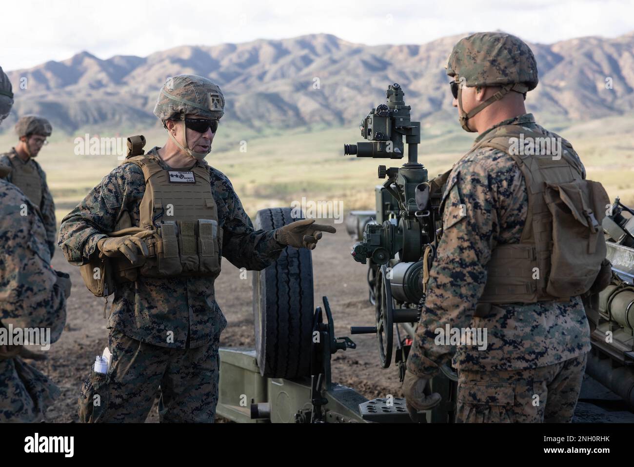 U.S. Marine Maj. Gen. Benjamin T. Watson, the commanding general of 1st ...
