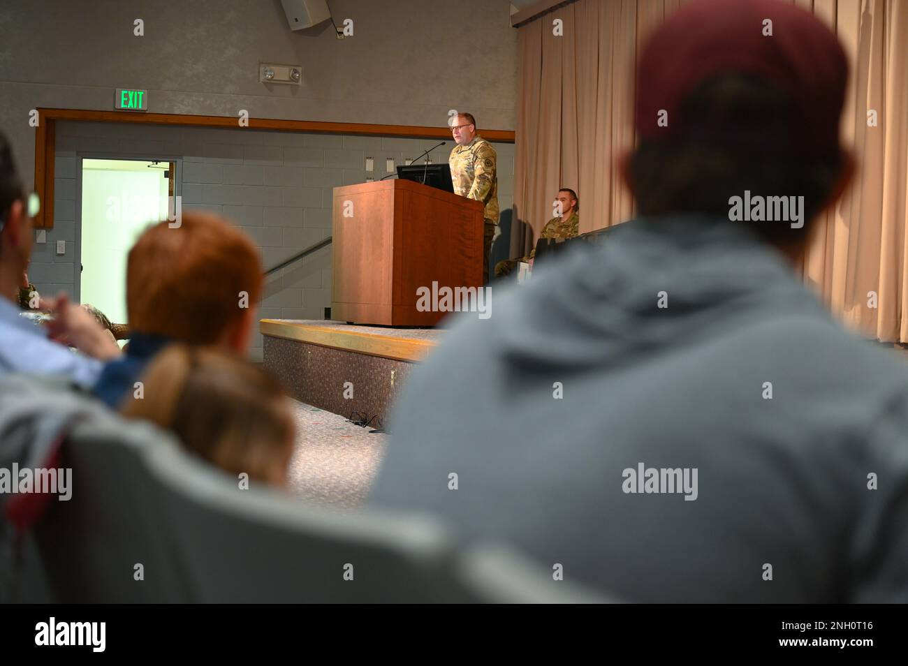 Command Chief Warrant Officer 5 Brian Searcy offers remarks. The Utah ...