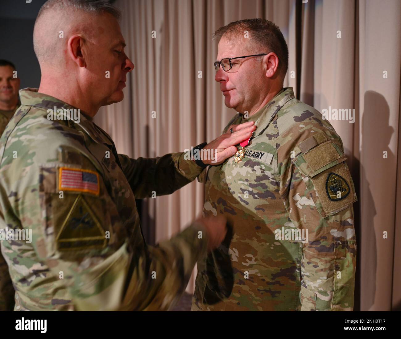Maj. Gen. Michael Turley (left), the adjutant general for the state of ...