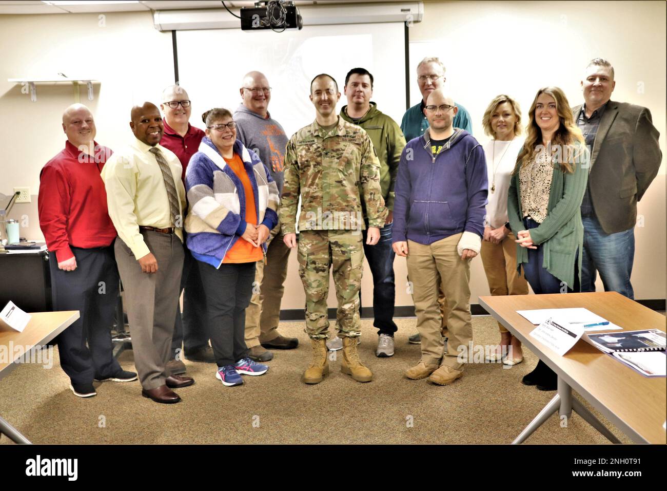Fort McCoy Garrison Commander Col. Stephen Messenger is pictured with ...