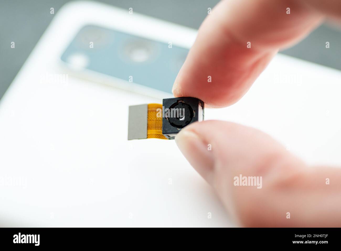Smartphone camera module. Macro shot Stock Photo - Alamy
