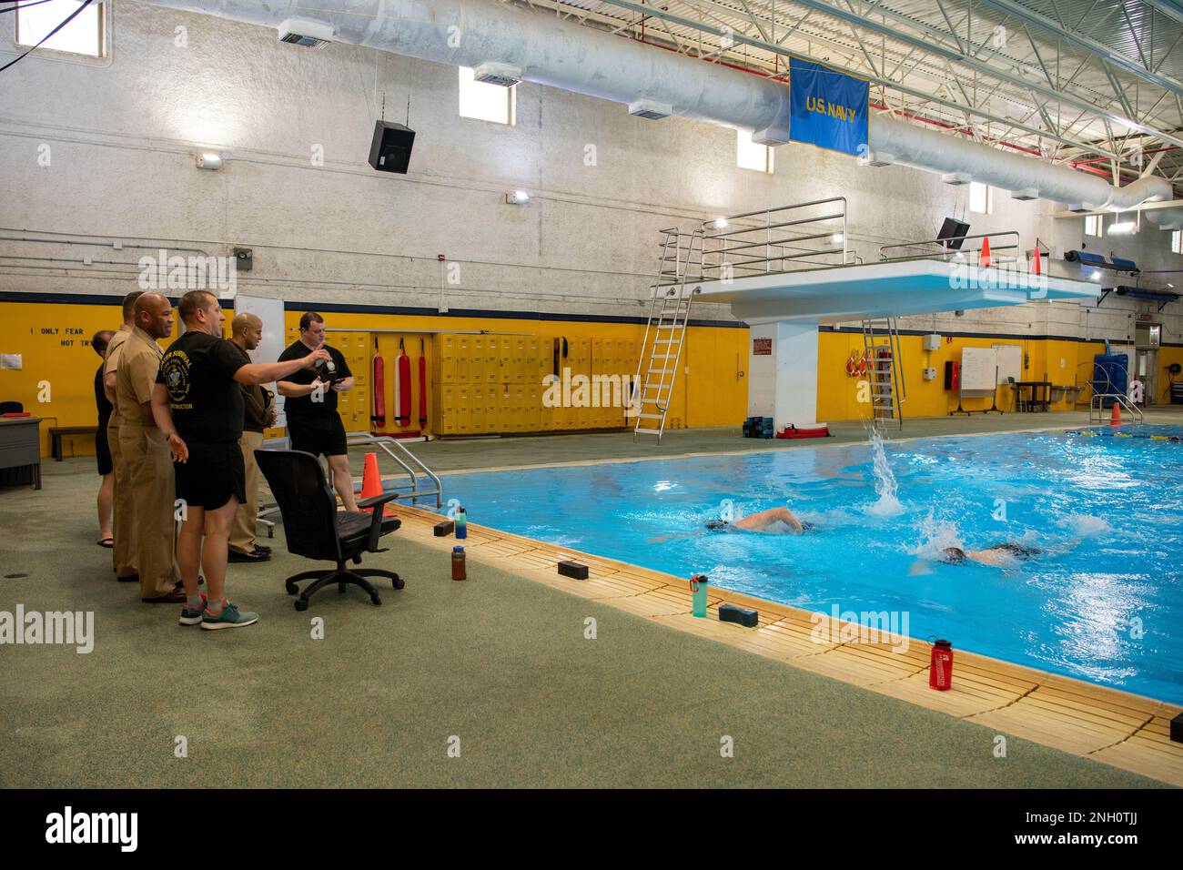 Recruit Training Command's Command Triad speaks with facilitators at ...