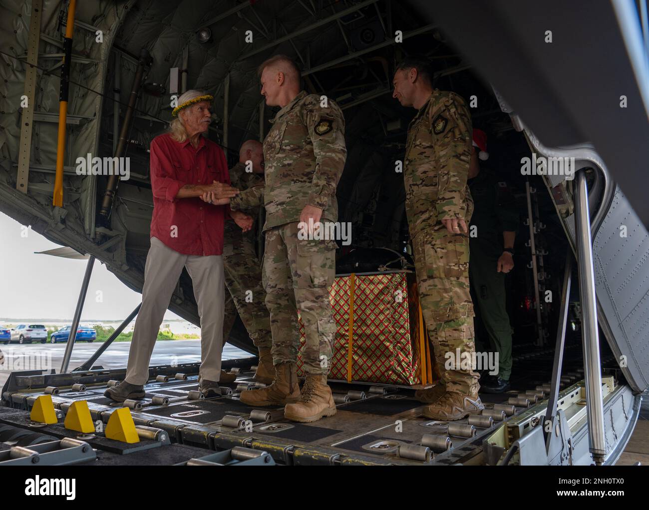 U.S. Air Force Brig. Gen. Paul R. Birch, 36th Wing commander and Bruce ...