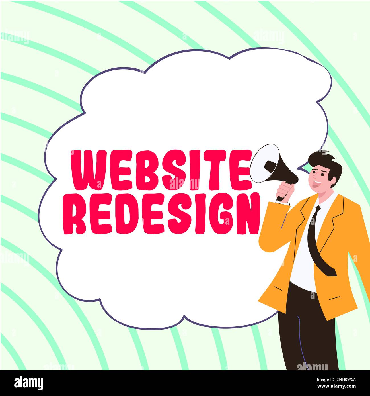 Text showing inspiration Website Redesign, Concept meaning modernize ...