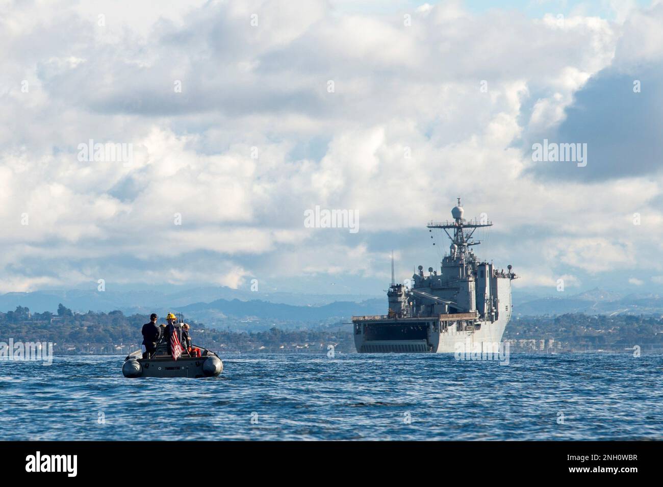 PACIFIC OCEAN (Dec. 5, 2022) – A rigid-hull inflatable boat (RHIB) is ...