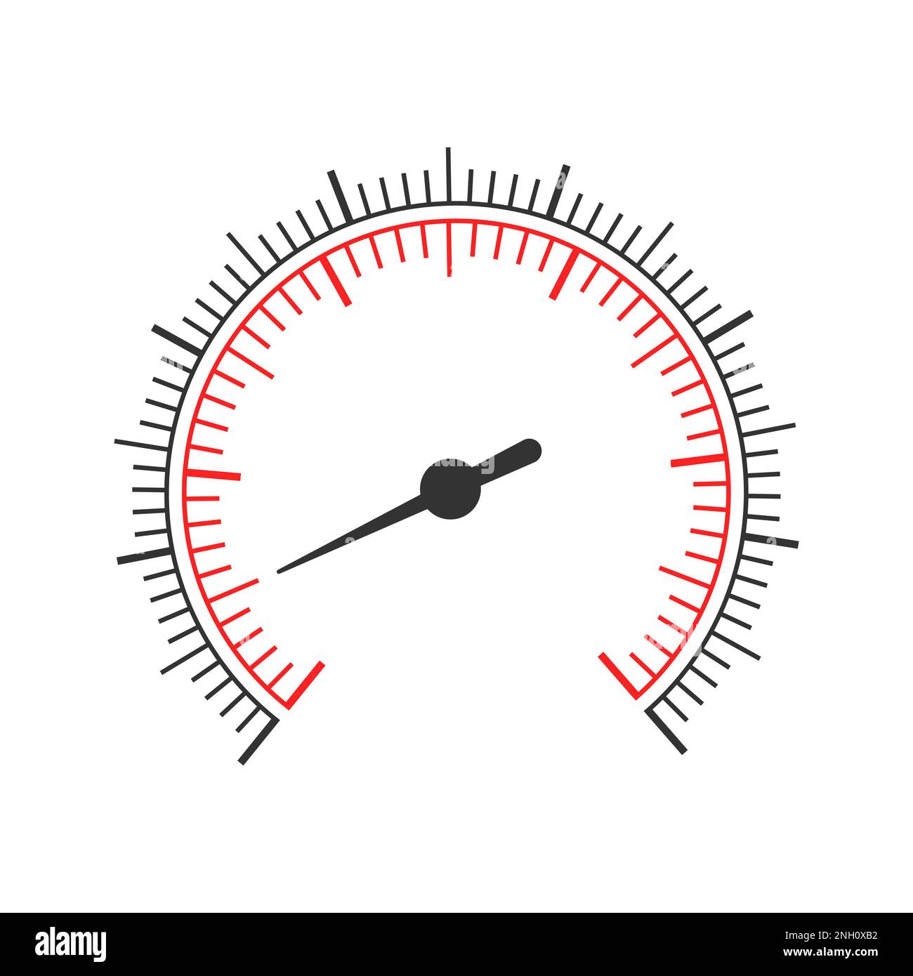 Round Measuring Scale With Two Charts And Arrow Gauge Template Of Barometer Compass Manometer