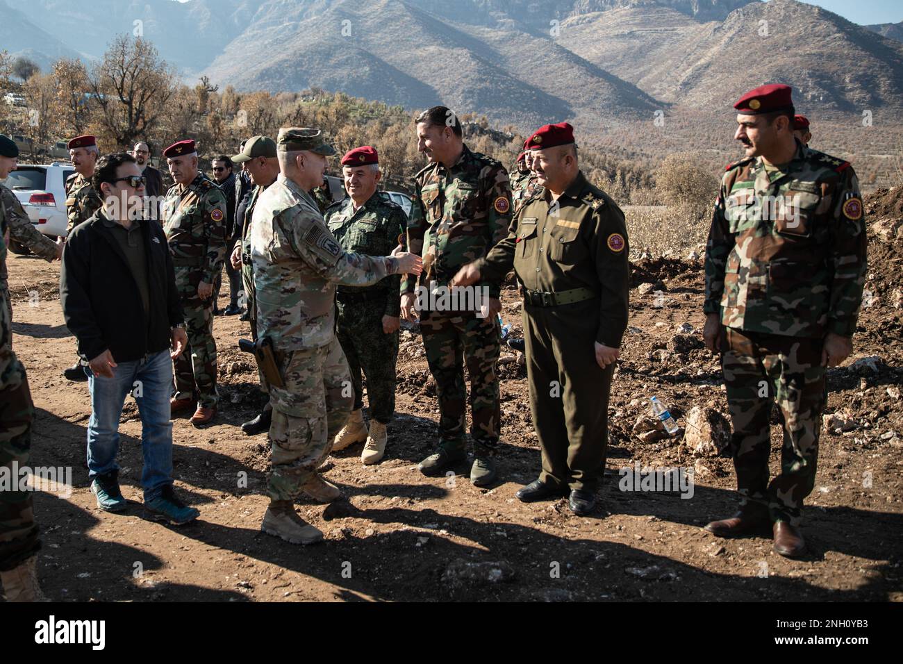 U.S. Army Col. Javier Soria, deputy director of Military Advisor Group ...