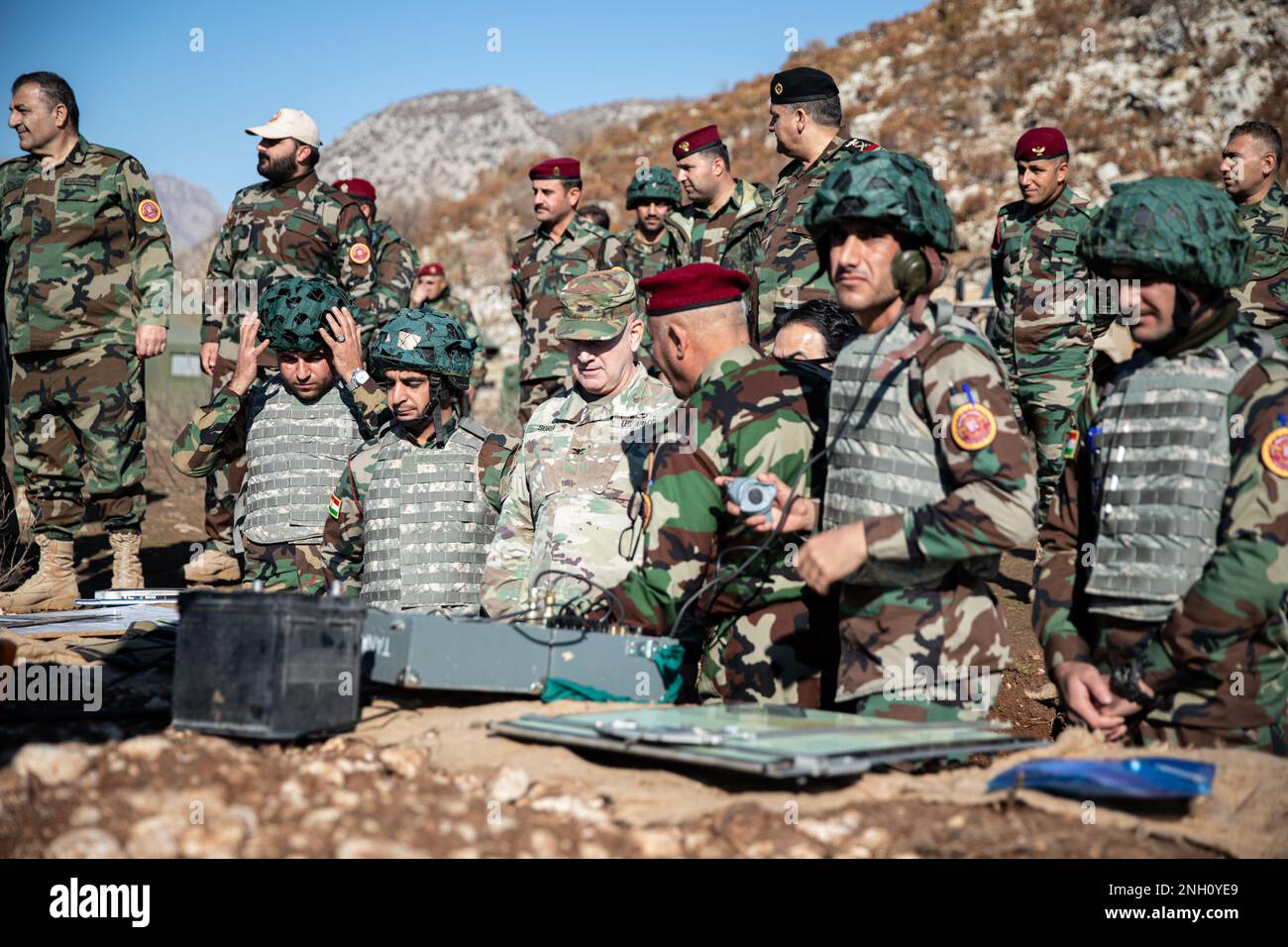 U.S. Army Col. Javier Soria, deputy director of Military Advisor Group ...