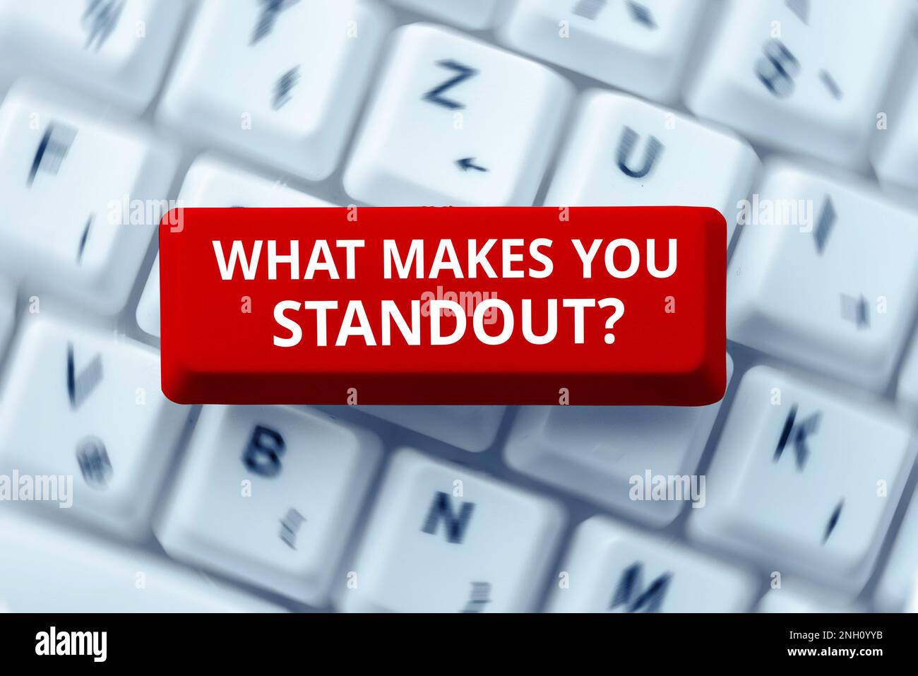 Conceptual display What Makes You Standout, Concept meaning asking ...