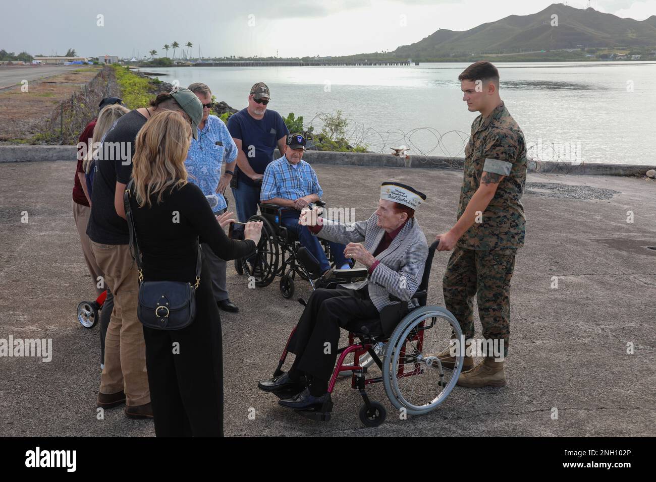 U.S. Marine Corps Base Hawaii hosted World War II veterans Don Graves ...