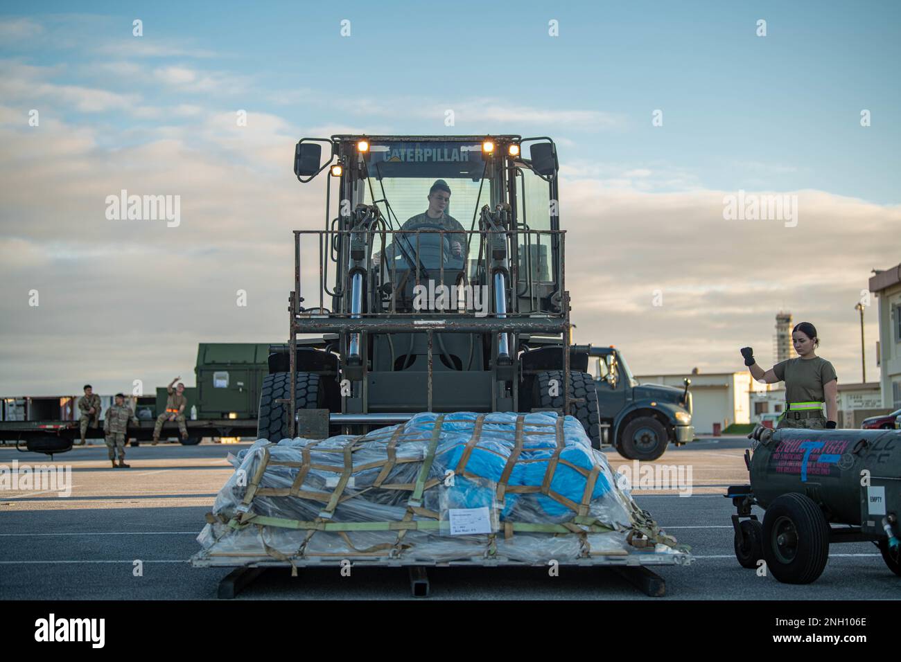 Airman 1st Class Tyler Adcock, 18th Logistics Readiness Squadron ground ...
