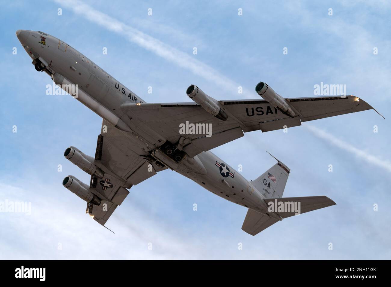 An E-8C Joint Surveillance Target Attack Radar System (JSTARS) aircraft assigned to the 116th ...