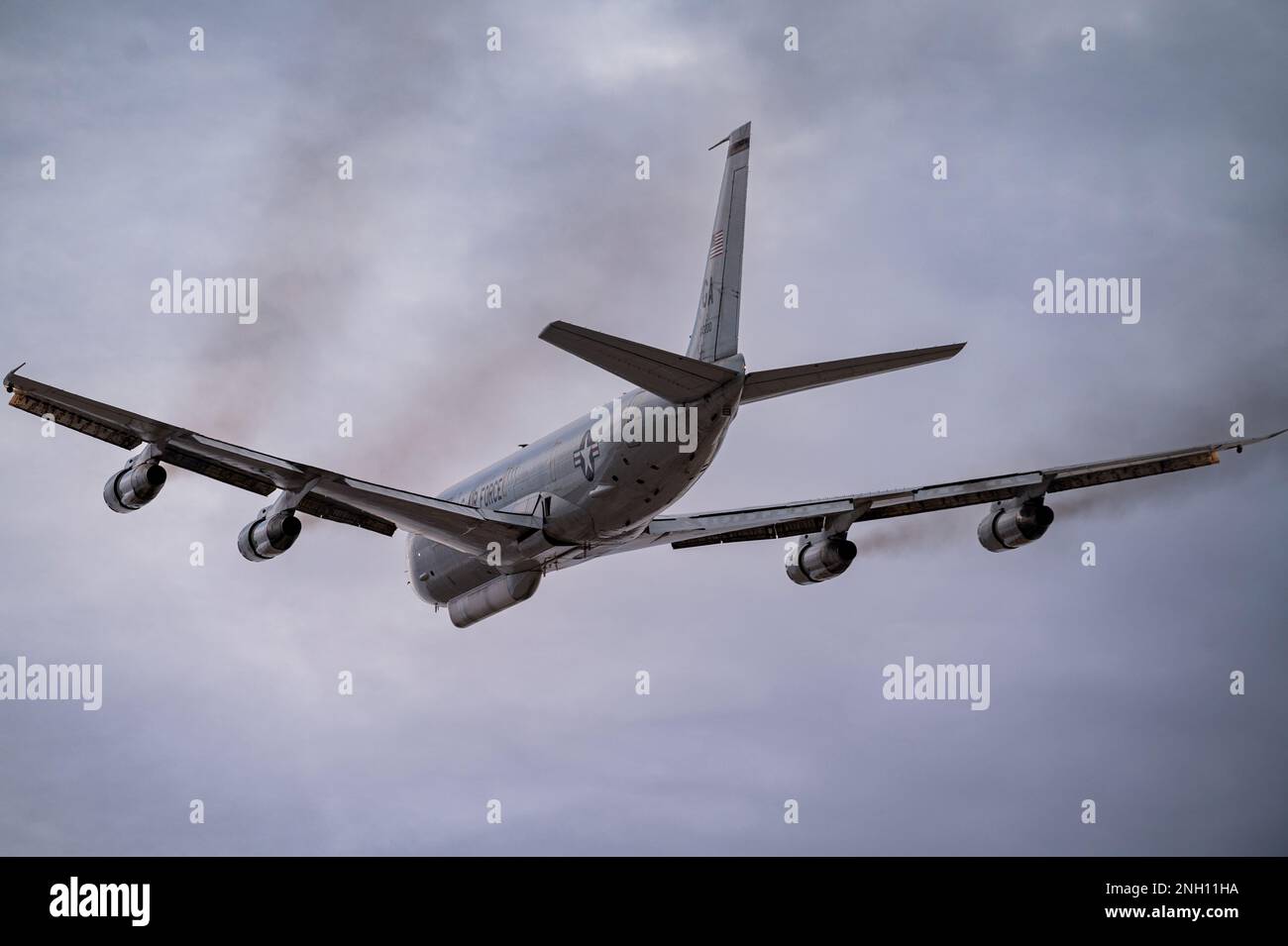 An E-8C Joint Surveillance Target Attack Radar System (JSTARS) aircraft ...