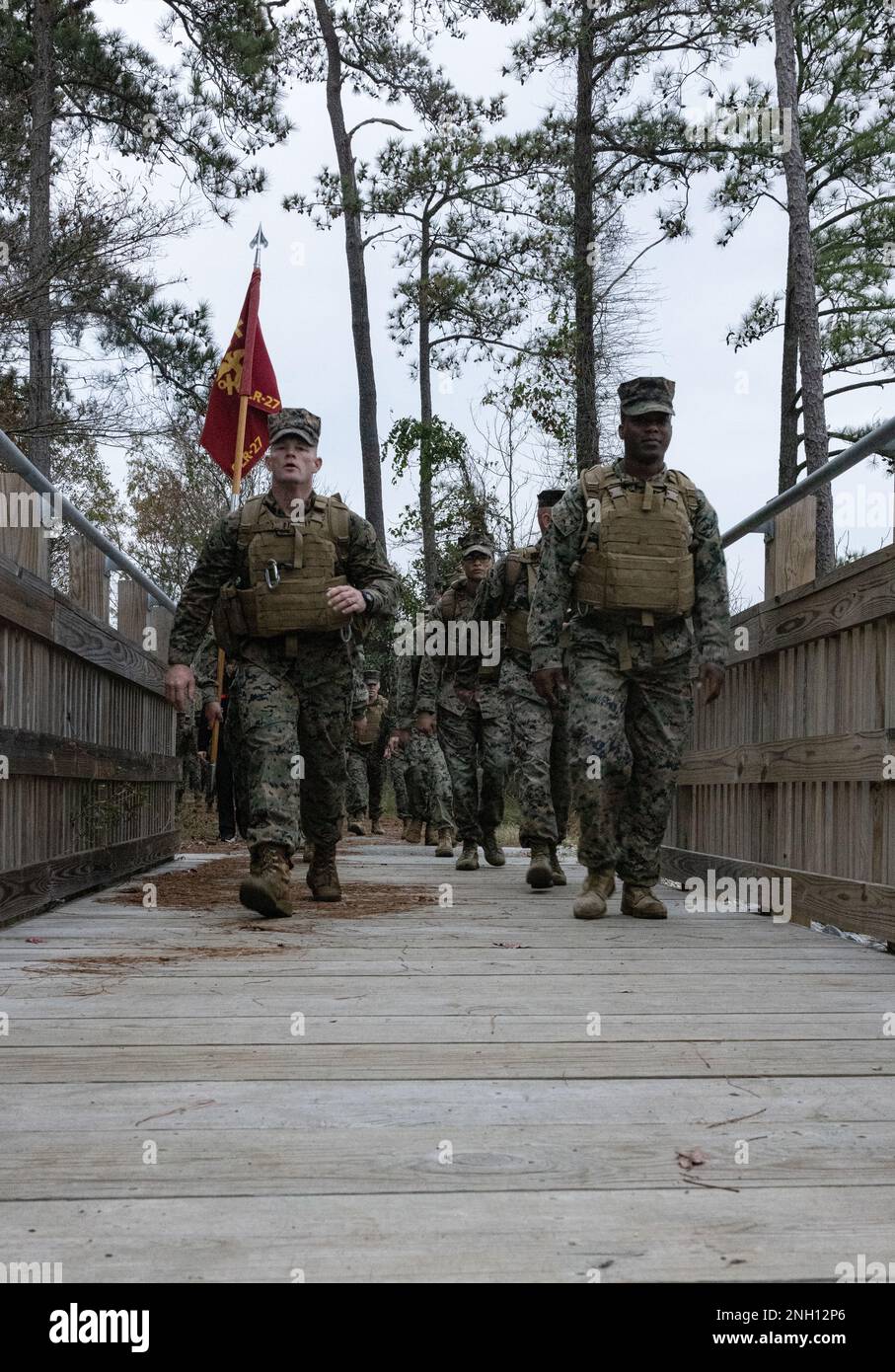 U.S. Marine Corps 1st Sgt. Michael Croft, the company 1st Sgt. of ...