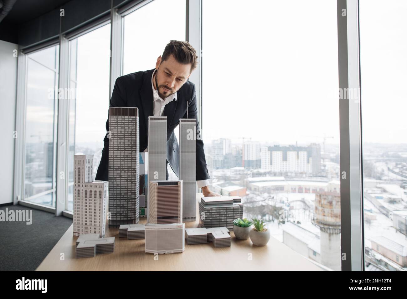 People, global business, company worker concept. Portrait of confident ...