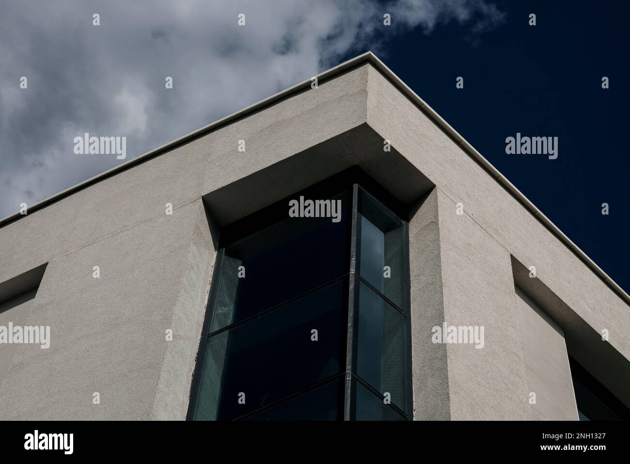 facade of a modern office building. business architecture. building ...