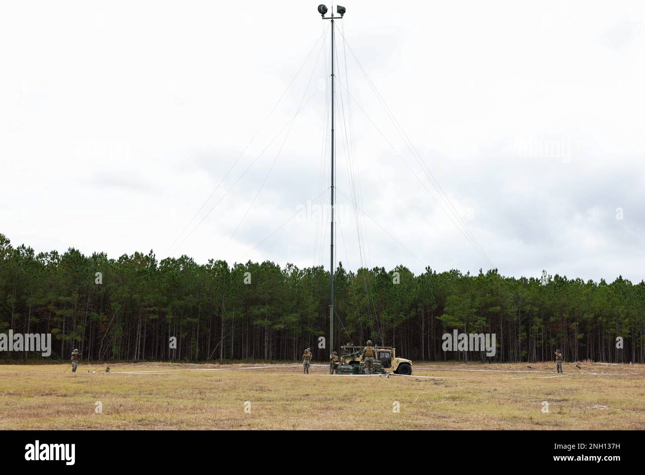 U.S. Marines from 8th Communication Battalion (8th Comm), II Marine ...