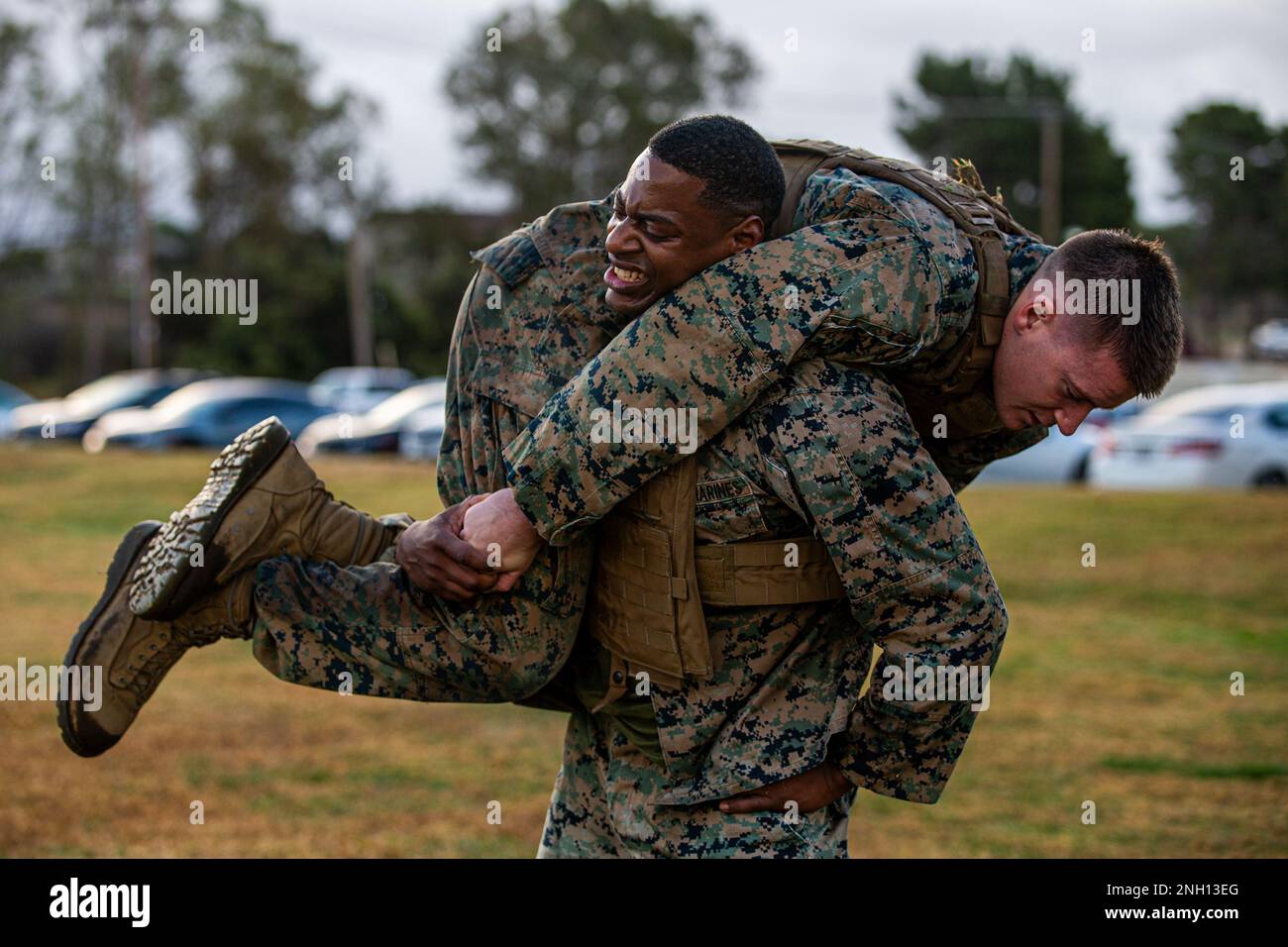 U.S. Marine Corps Sgt. Christopher Walker, a transmissions system ...