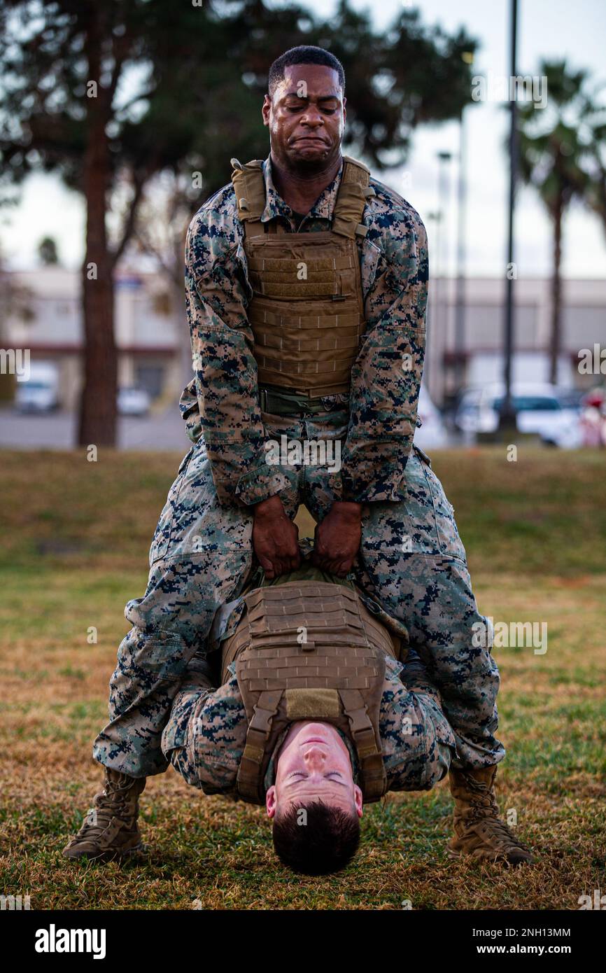 U.S. Marine Corps Sgt. Christopher Walker, a transmissions system ...