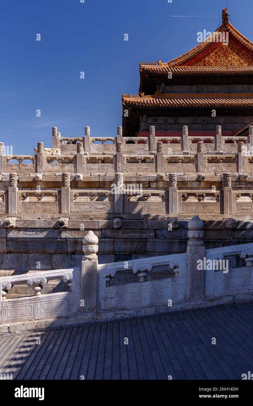 Architectural impressions from the Forbidden City palaces in Beijing ...