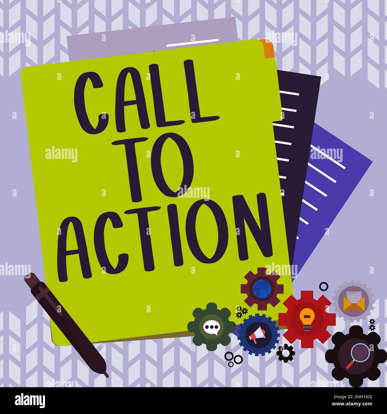 Text caption presenting Call To Action, Business idea Encourage ...