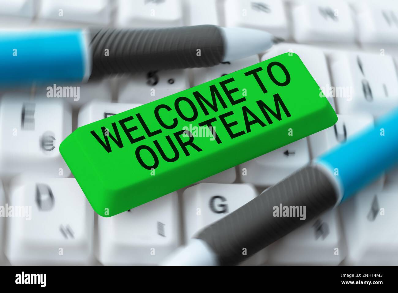 Sign displaying Welcome To Our Team, Business showcase introducing ...