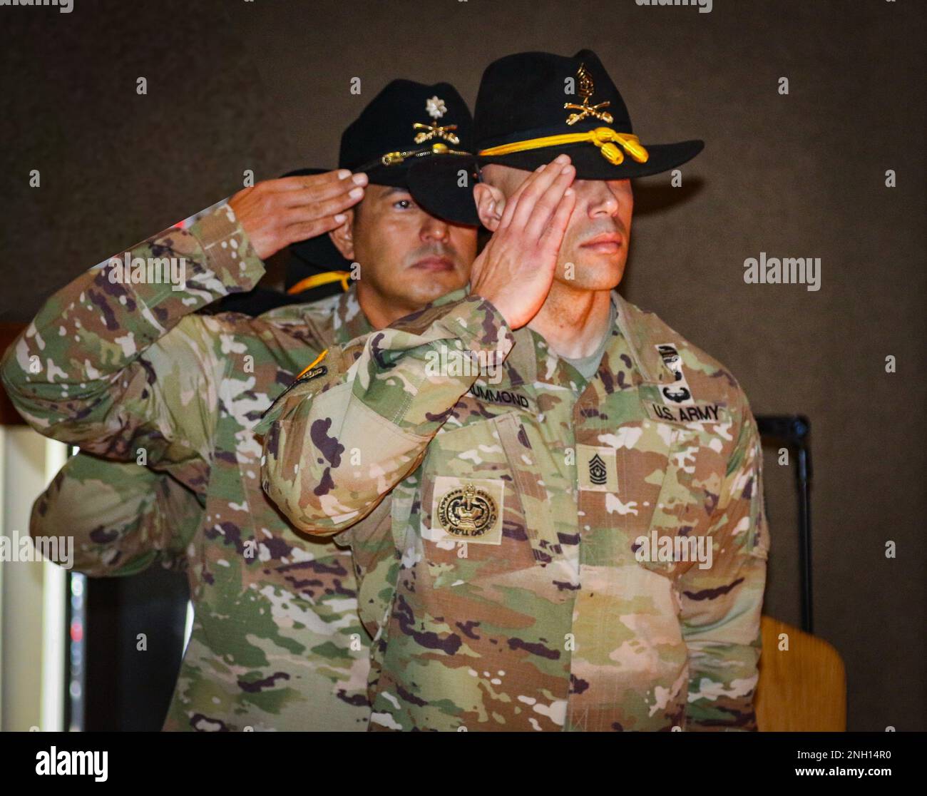 Command Sgt. Major Monty Drummond relinquishes responsibility of 4-409 ...