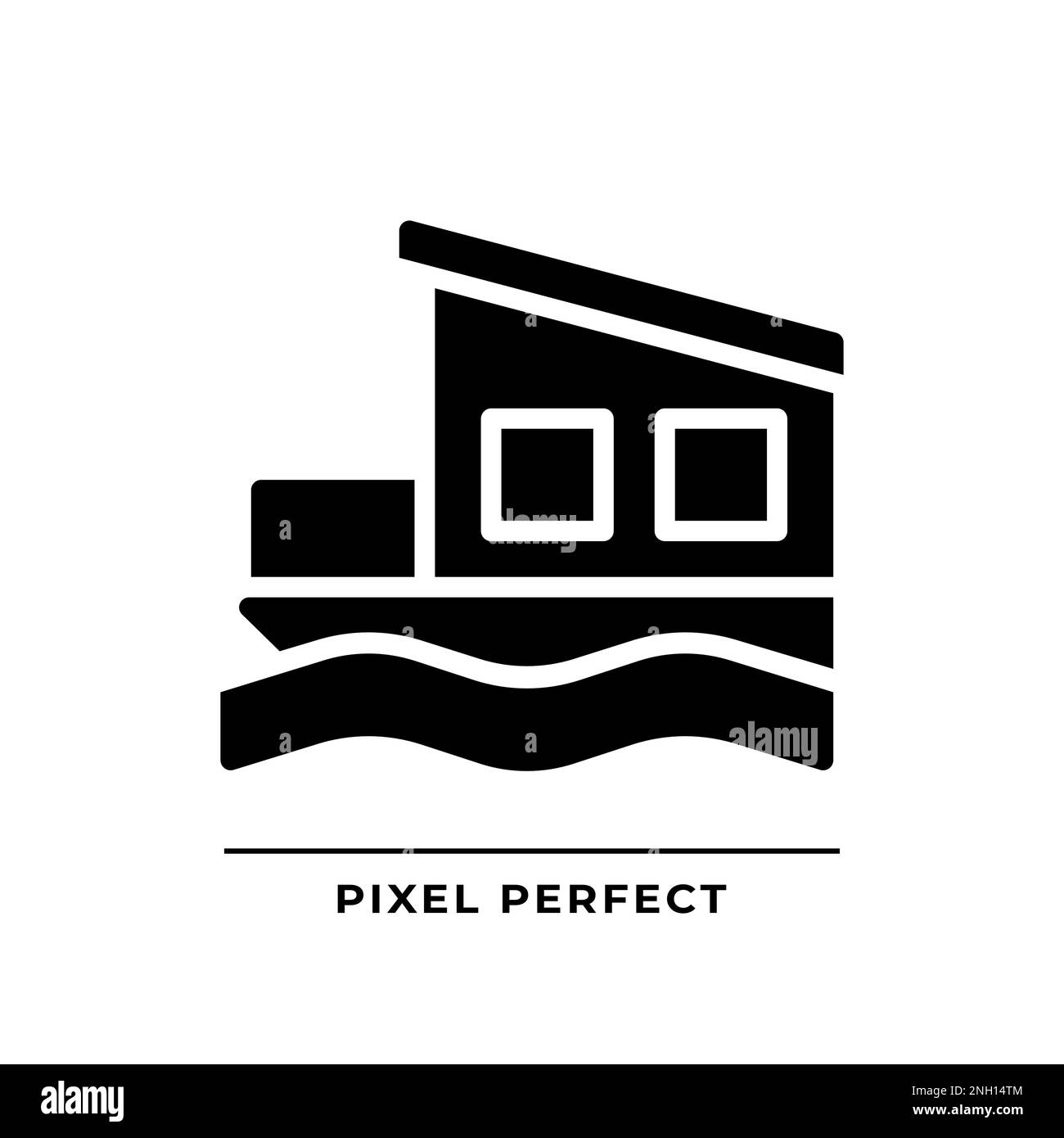 Houseboat construction Stock Vector Images - Alamy