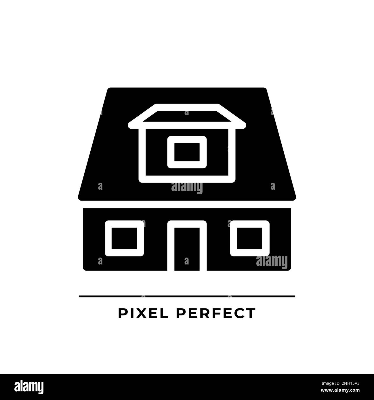 Suburban house bungalow dwelling Stock Vector Images - Alamy