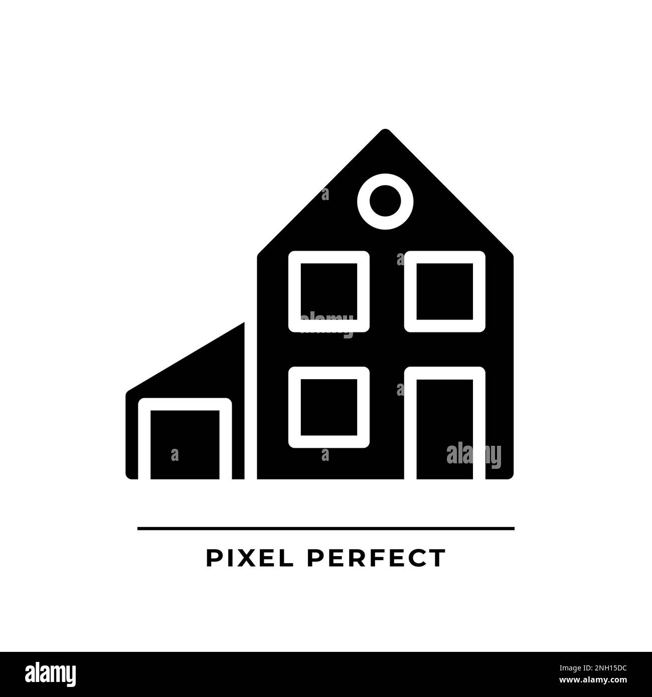 Detached house garage Cut Out Stock Images & Pictures - Alamy