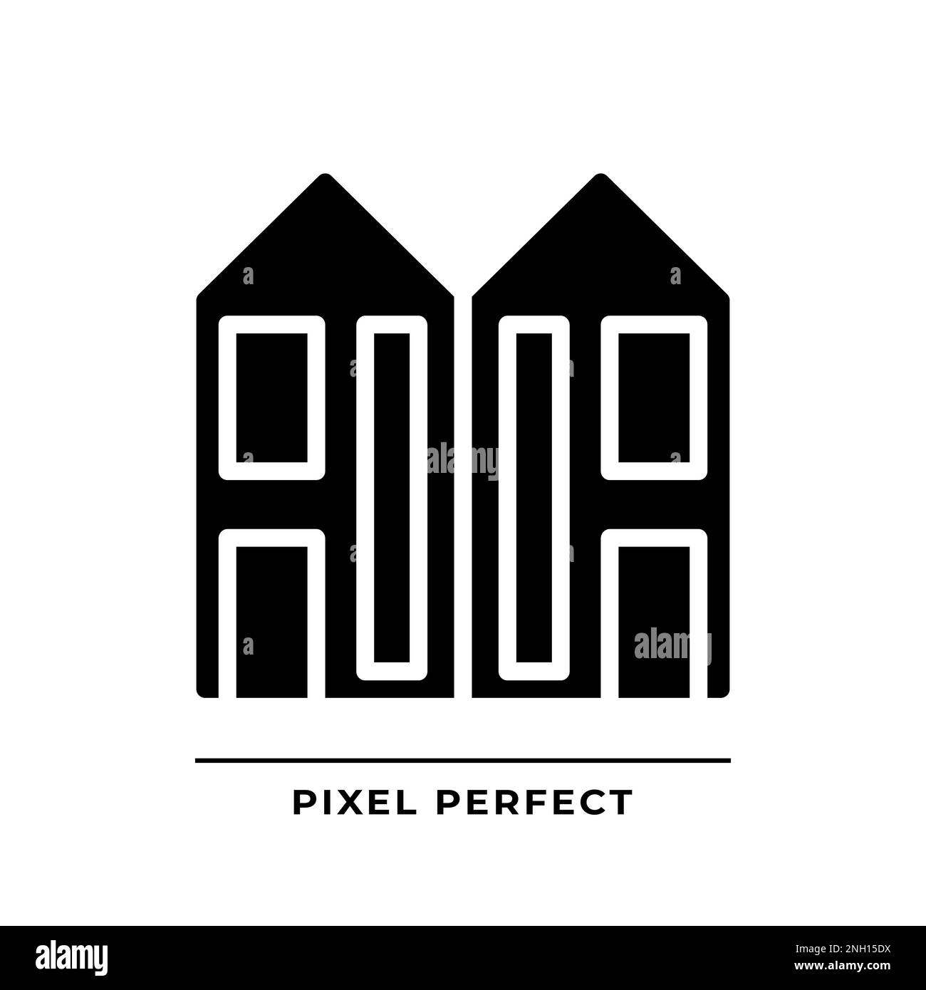 Duplex house Stock Vector Images - Alamy