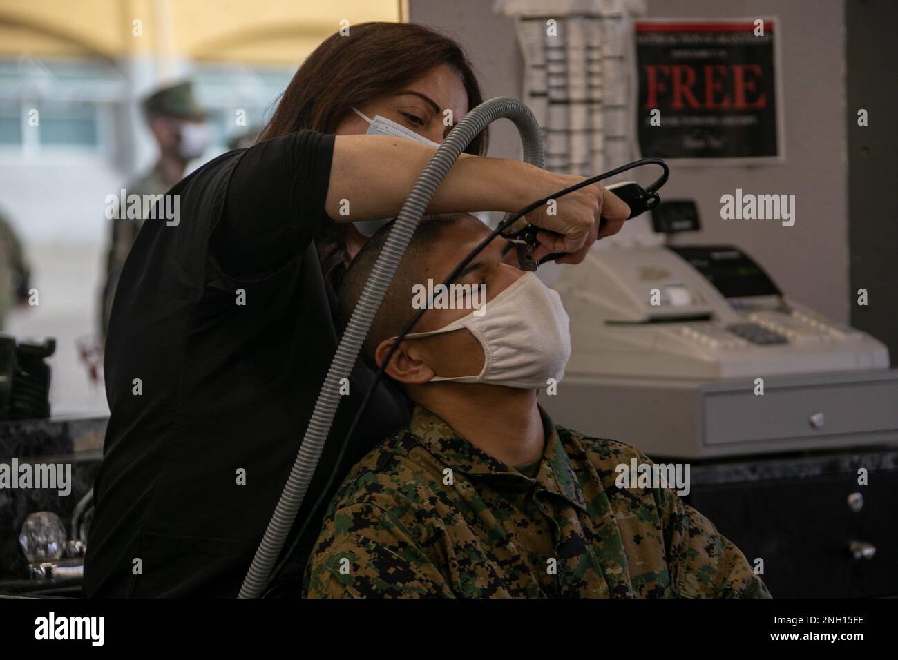 U.S. Marine Corps Recruit Marco Hinojos from Delta Company, 1st Recruit ...