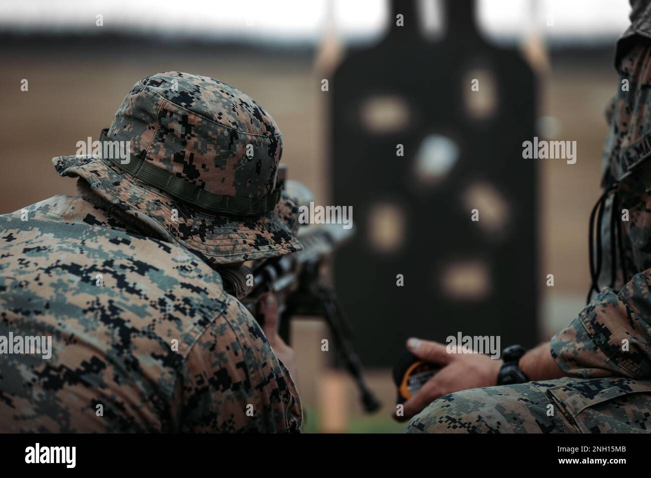 A U.S. Marine with 2d Battalion, 2d Marine Regiment, 2d Marine Division ...